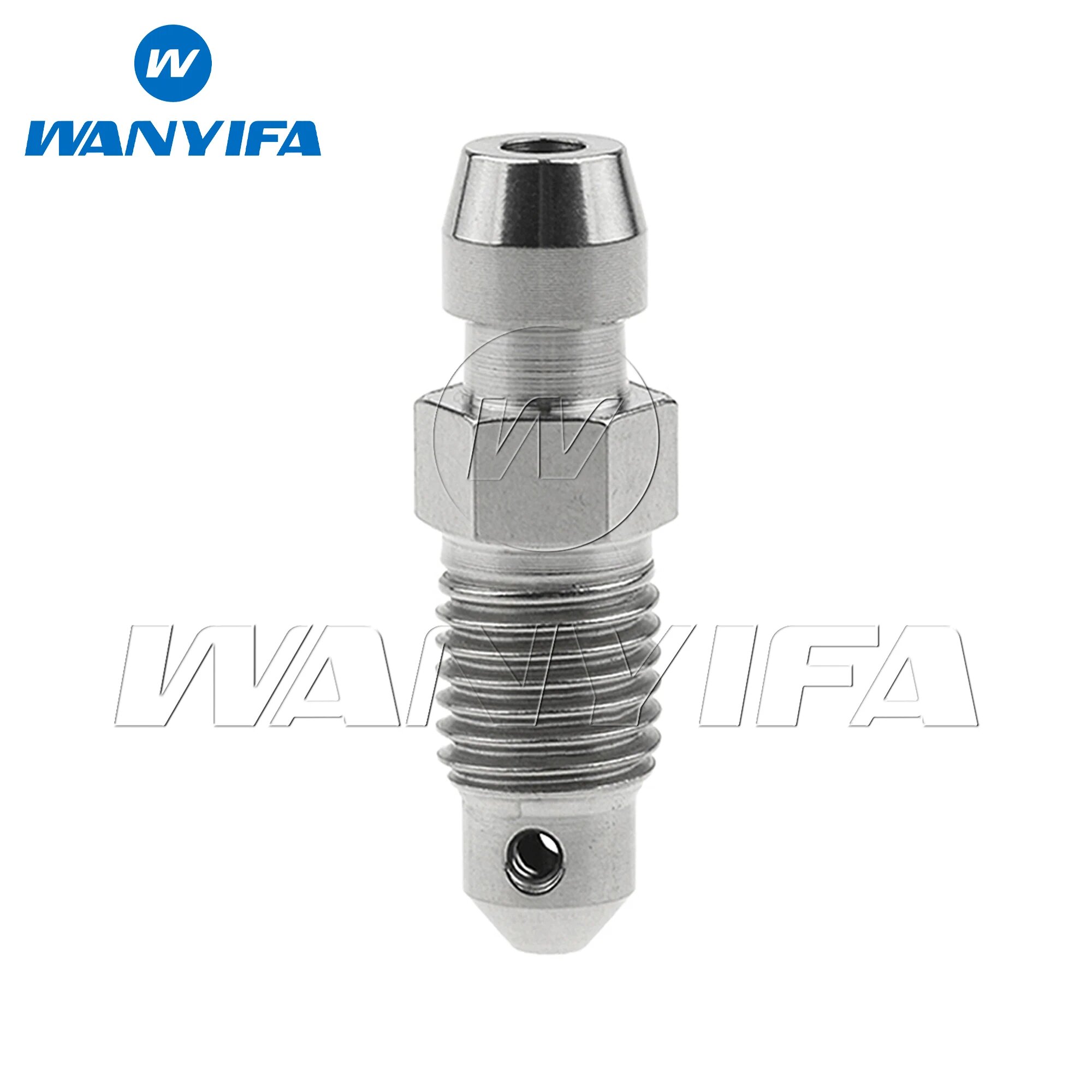Титановый болт Wanyifa M6 M8 M10, тормозной суппорт мотоцикла, винты для сброса масла для суппорта Brembo, болты для прокачки воздуха Titanium, M8 Pitch 1.25mm