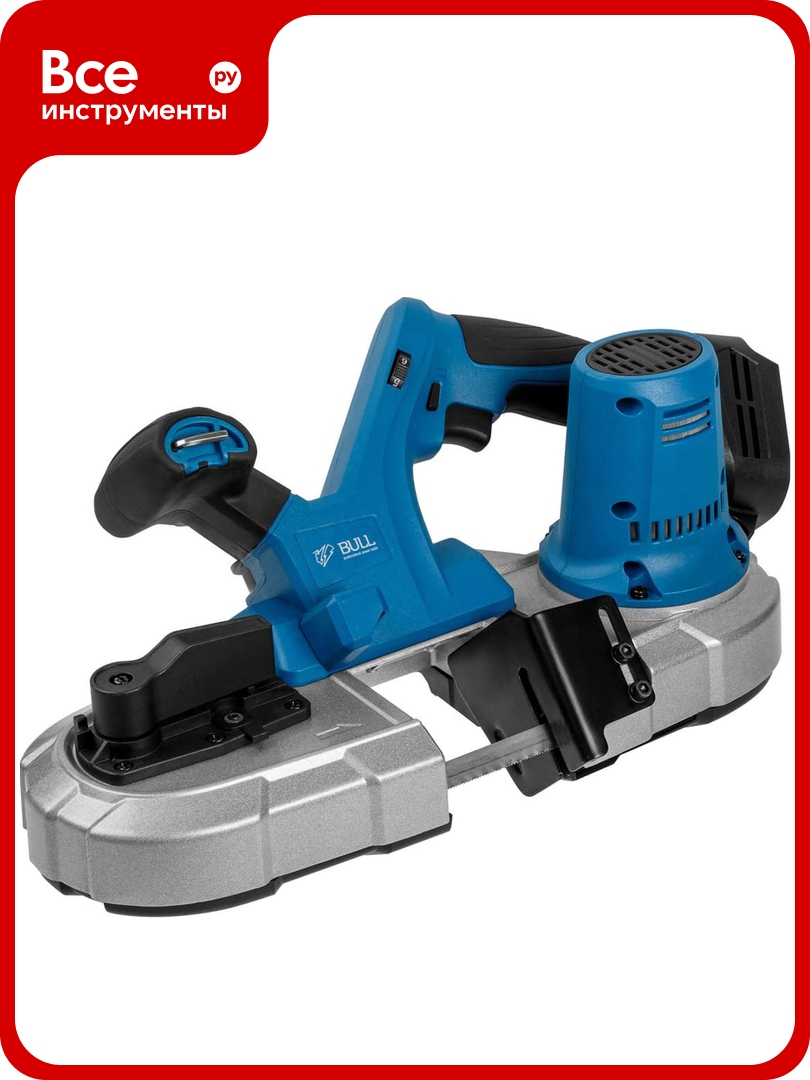 Аккумуляторная ленточная пила BULL CBS 6583 XLTpro SOLO, бесщеточная, 18 В, 3,2 м/с, 65 мм, для повышенной