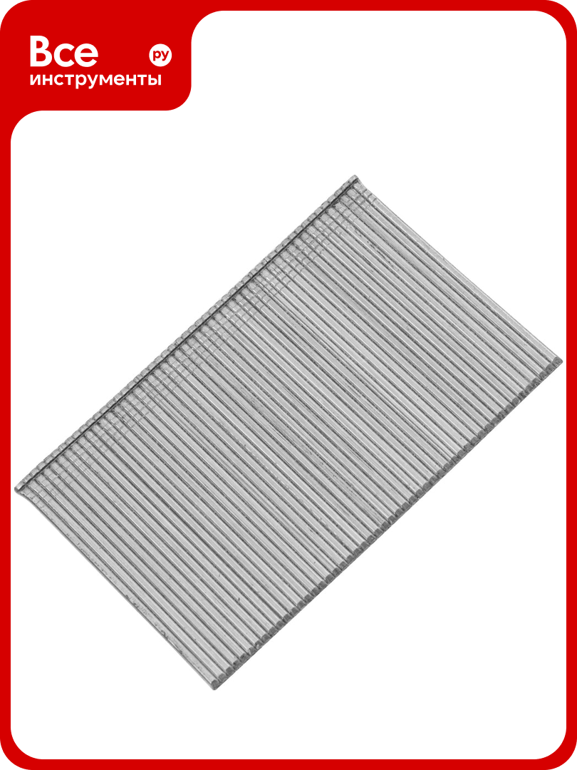 Гвозди для пневматического нейлера (16GA, сечение 1,6х1,4, длина 50 мм, 2500 шт.) MATRIX 57615, металл