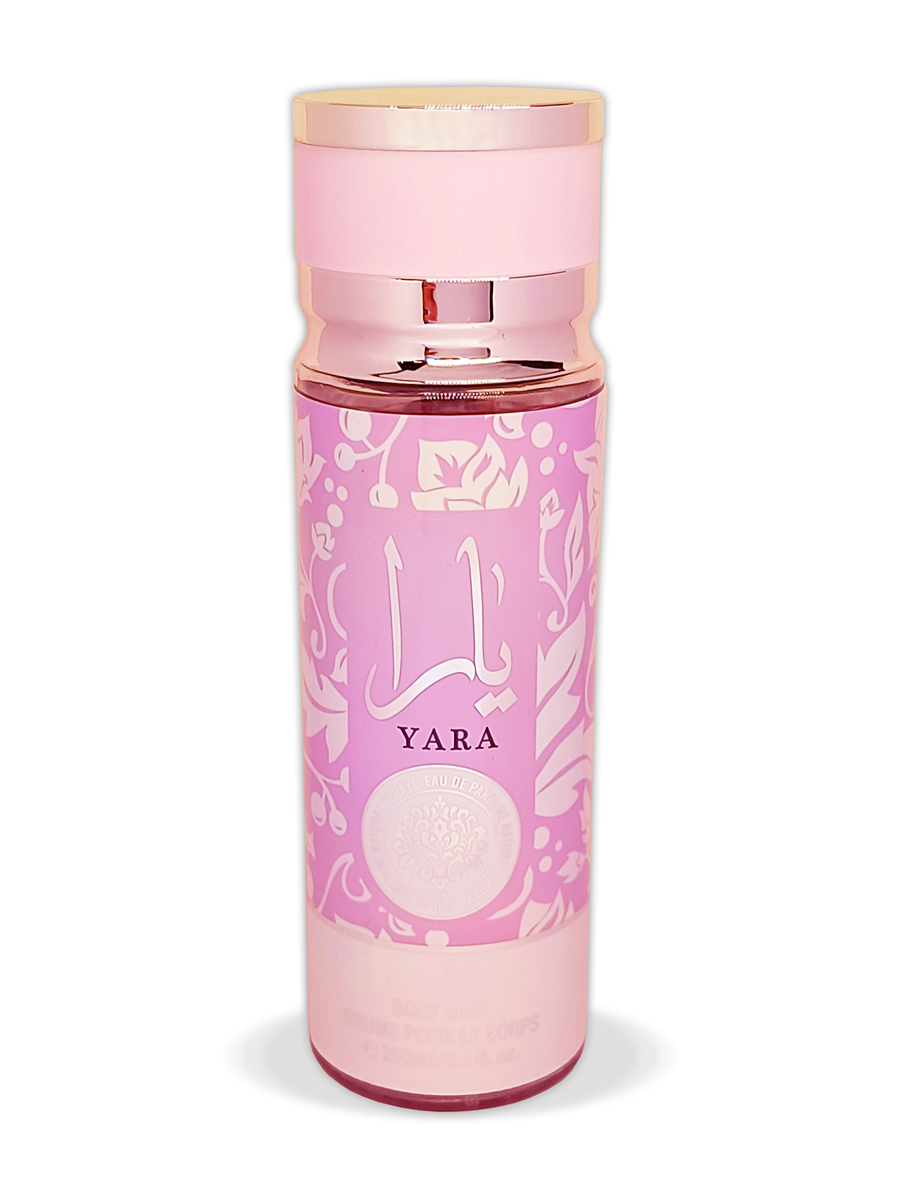 Мист для тела "Yara", парфюмированный, для всех типов кожи, 250 мл