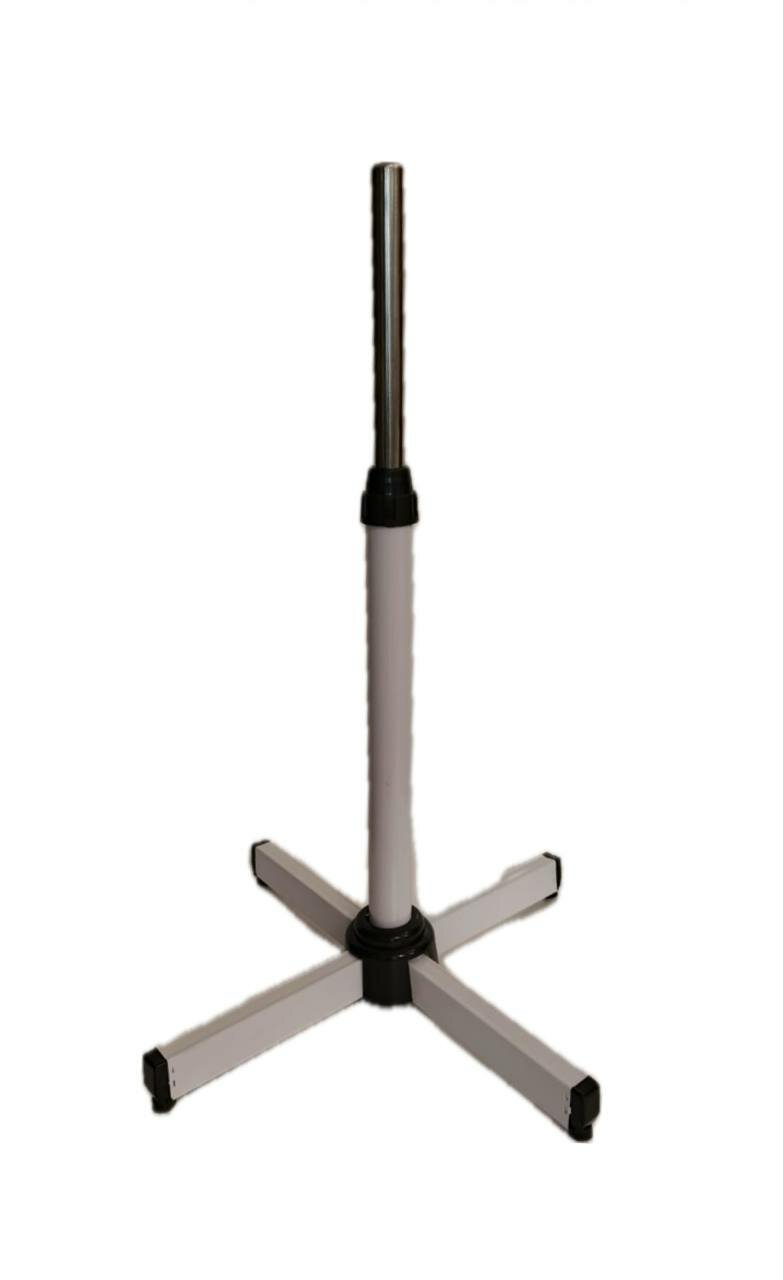 Напольное крепление бело-черный