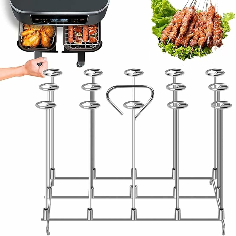 Подставка для шампуров из нержавеющей стали