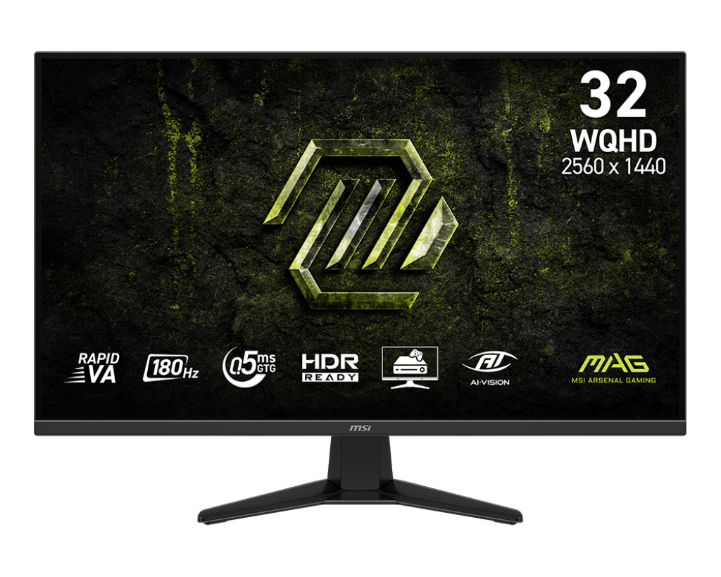 Игровой монитор 32" MSI MAG 325QF E18V, 2560x1400 180Hz, Al-Vision, 0.5ms