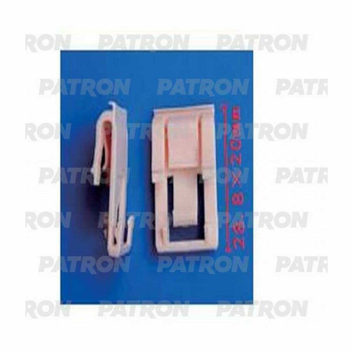 Скоба Пластиковая Acura, Honda Применяемость: Стёкла, Кузов - Уплотнитель(Patron P37-1285)