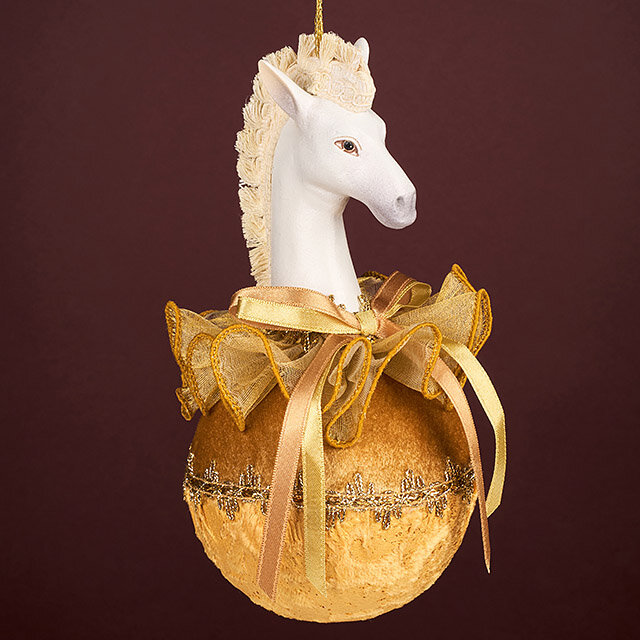 Елочная игрушка Лошадь Мелани: Horse Ball 20 см, Winter Deco, 5001167