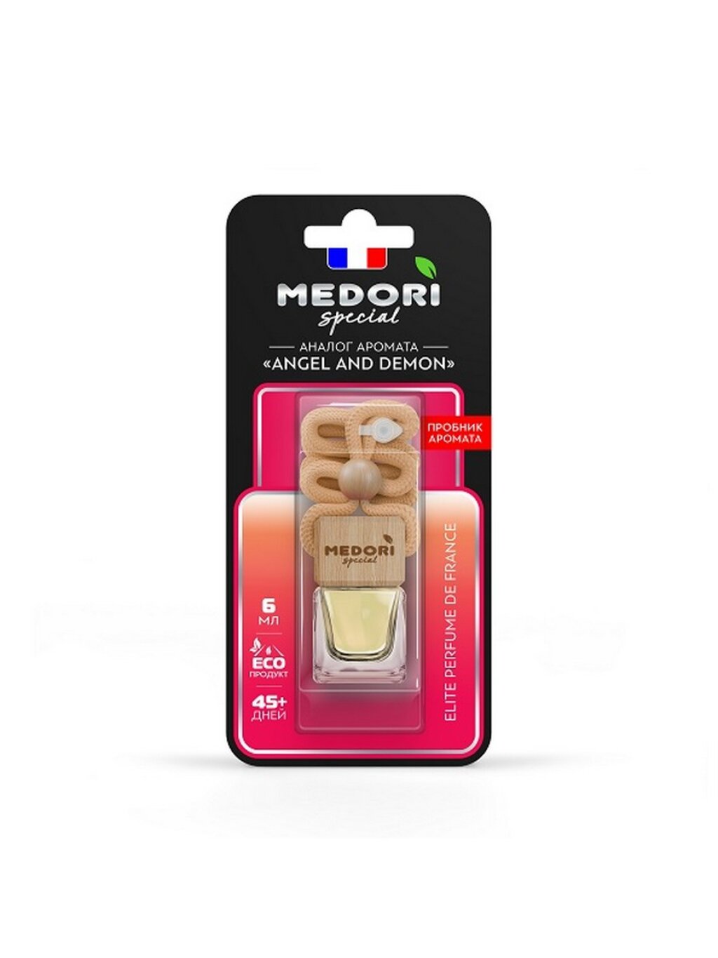 Ароматизатор подвесной MEDORI TB-4036 Ангел и демон 5 мл