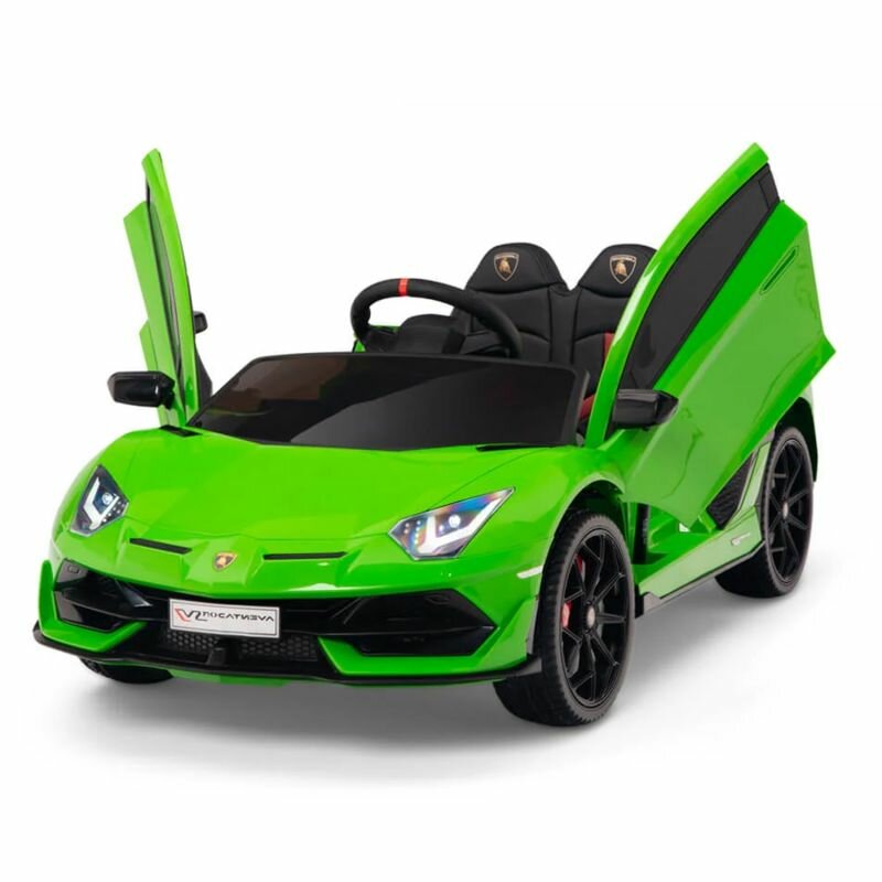 Легковые автомобили Harley Bella Детский электромобиль Lamborghini SVJ (зеленый, 12V) - HL328