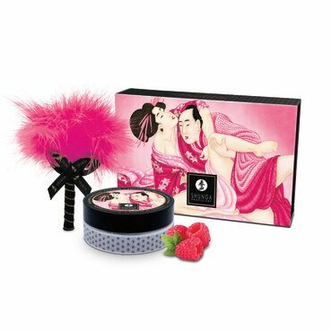 SHUNGA Kissable Masage Powder, Малина Массажная пудра