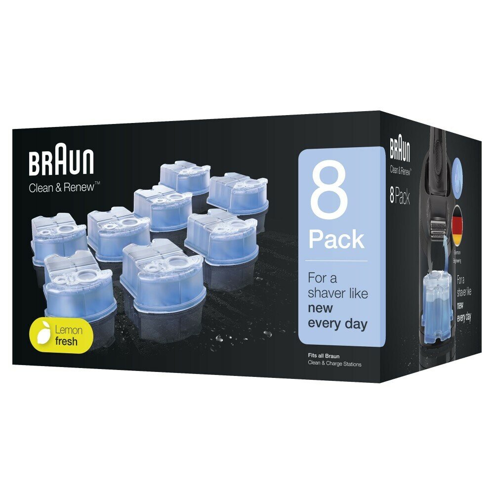 Картридж Braun Clean&Renew для станций CCR 8 с чистящей жидкостью, 8 шт