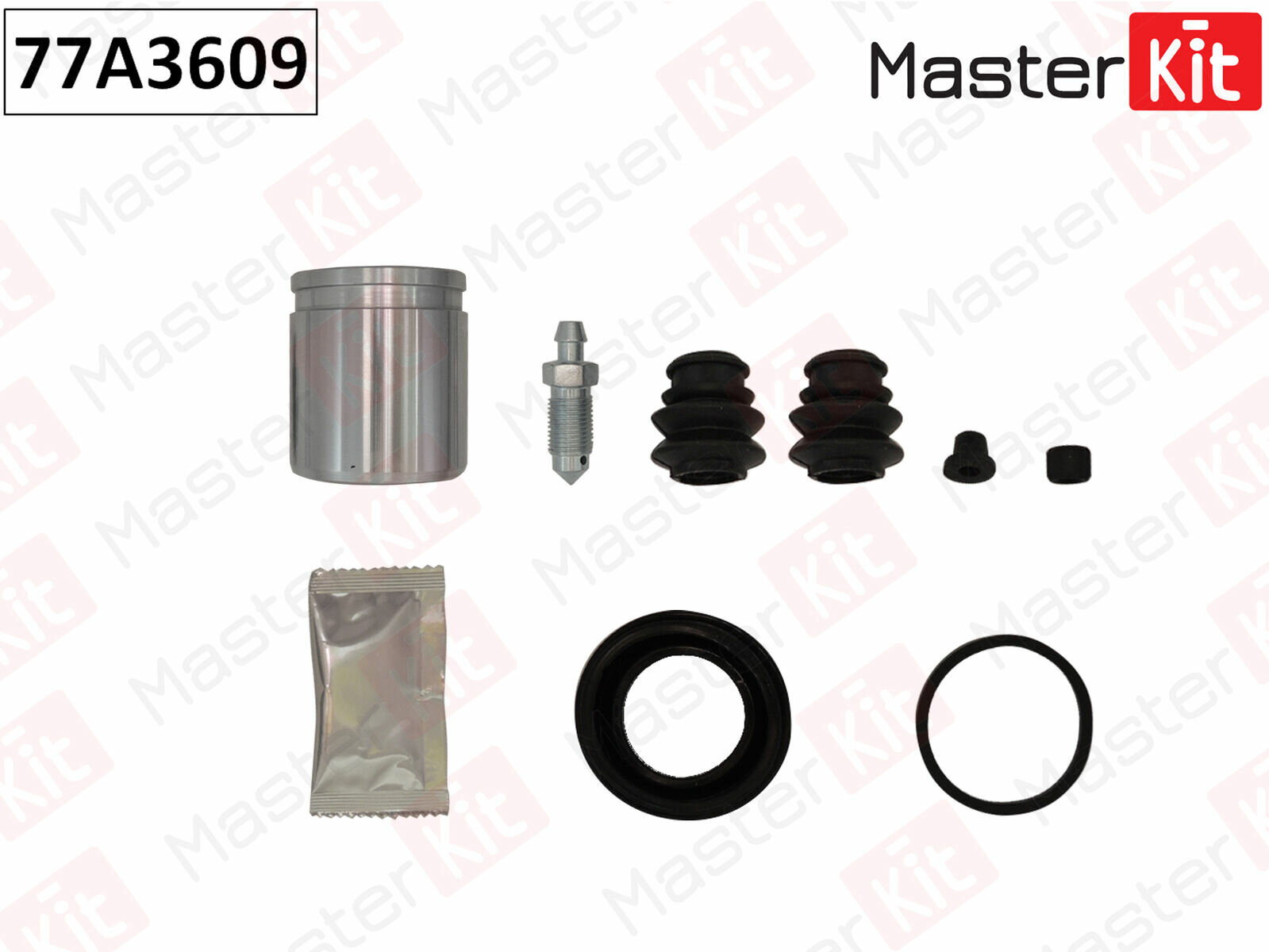 Ремкомплект Тормозного Суппорта+Поршень Mazda Cx-9 01-07->, Cx-7 10-07->(Masterkit 77A3609)