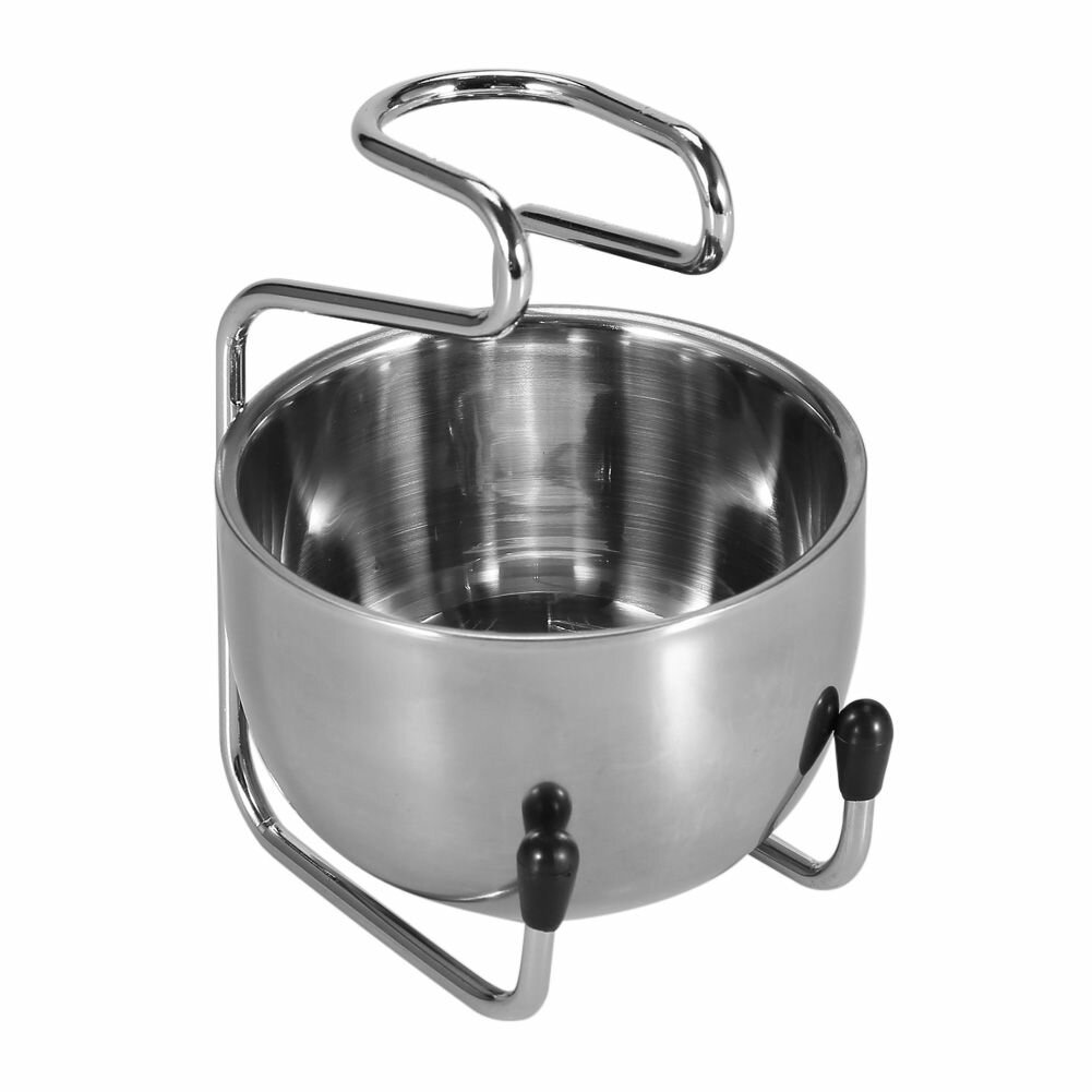 Подставка для помазка из нержавеющей стали, набор для влажного бритья, набор для ухода за бородой для мужчин