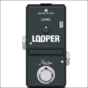 Rowin LN-332 48K Looper Электрогитарный эффект циклическая педаль 10 - минутный цикл Неограниченный сверхчастотный USB порт истинный шунт