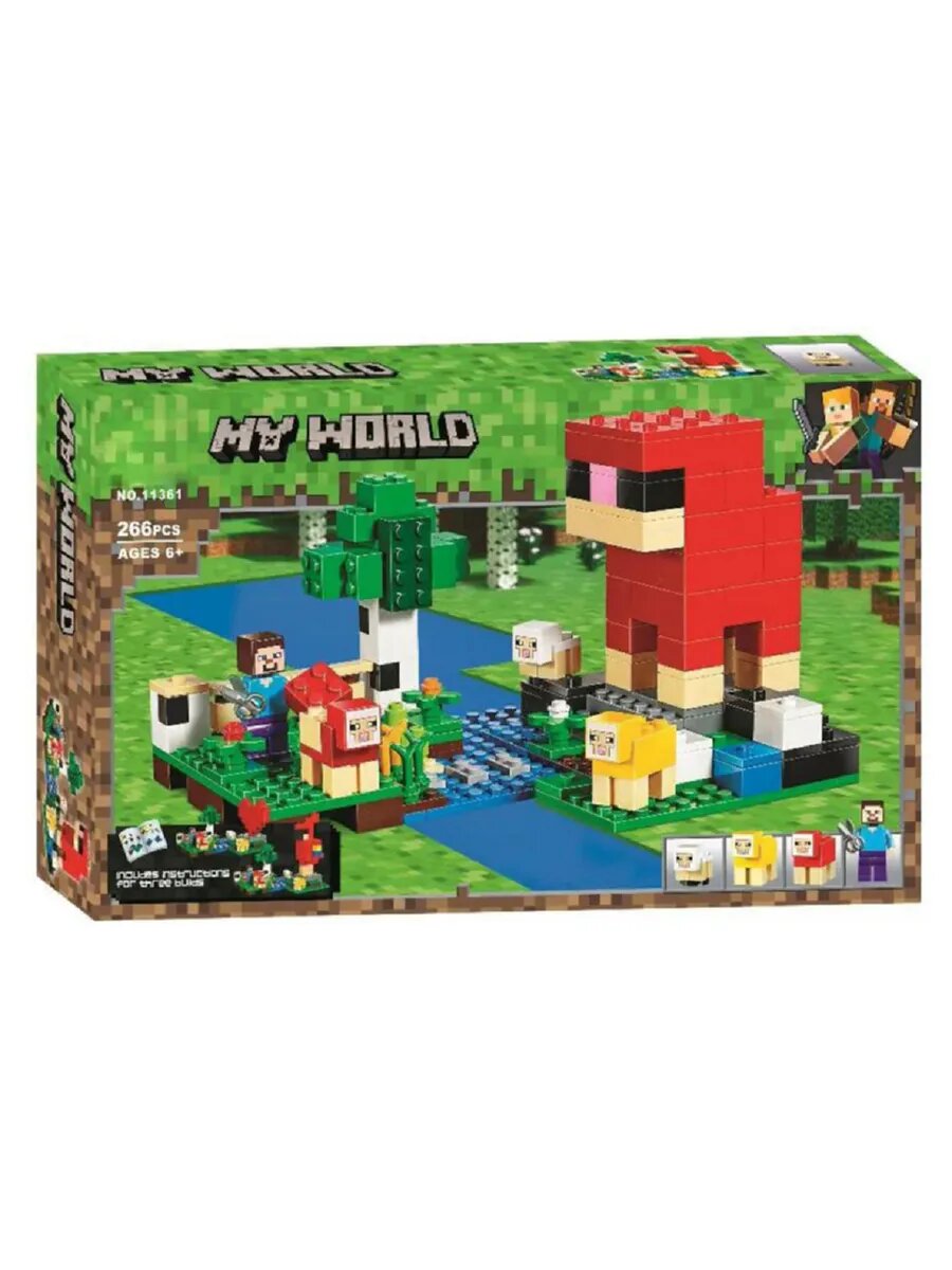 Конструктор Майнкрафт, Шерстяная ферма, 11361