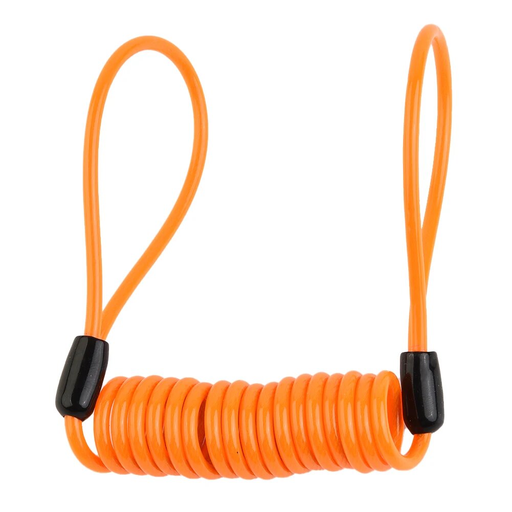 Для блокировки диска для мотоцикла, напоминание о блокировке, трос, напоминание о блокировке тормозного диска, безопасность мотоцикла, простая установка, многофункциональный