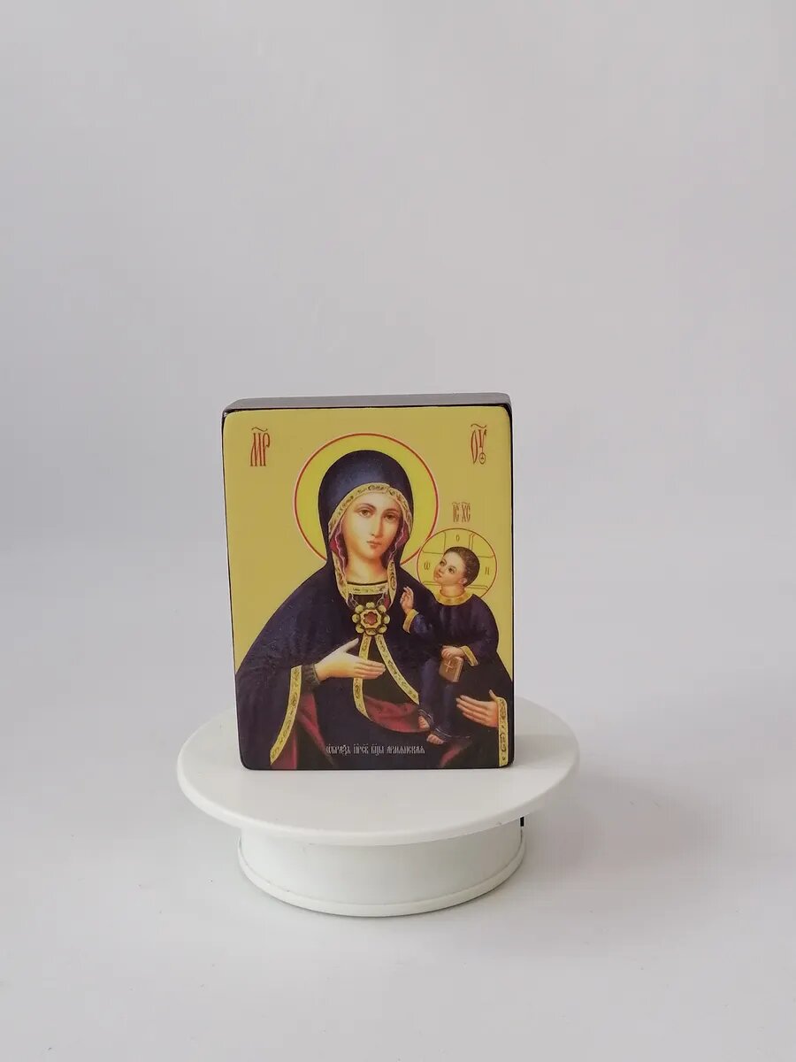 Армянская икона Божьей матери, 9x12x3 см, арт Ид3388