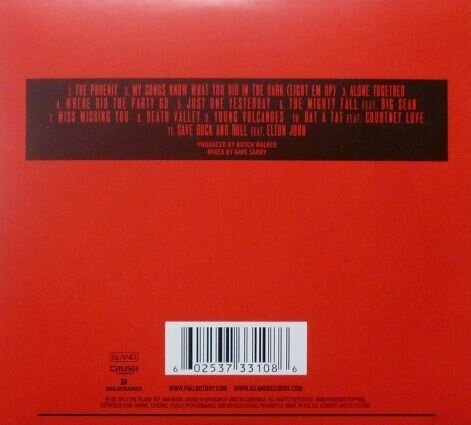 Диск Fall Out Boy - Save Rock And Roll (1 CD) — фото 1