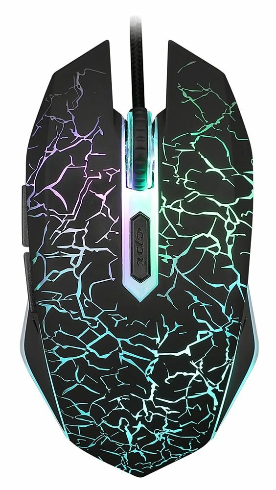 Мышь компьютерная Оклик 905G INVASION черный оптическая (3600dpi) USB для ноутбука (6but)