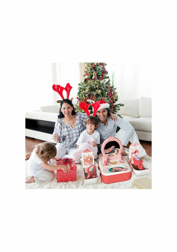 Игровой набор для девочек в стиле школьной сумки с косметикой. 9 предметов для ролевых игр. Безопасные и обучающие игрушки из АБС-пластика. Подарок для детей от 3 лет.