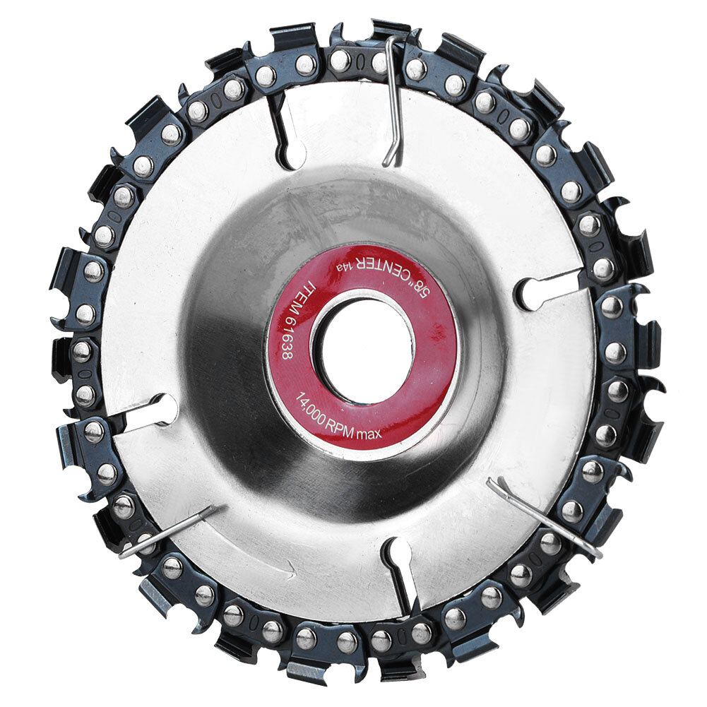 Цепная пила, диск, серебро, тонкая работа, для резьбы по дереву, угловая шлифовальная машина, режущий инструмент, 4 дюйма