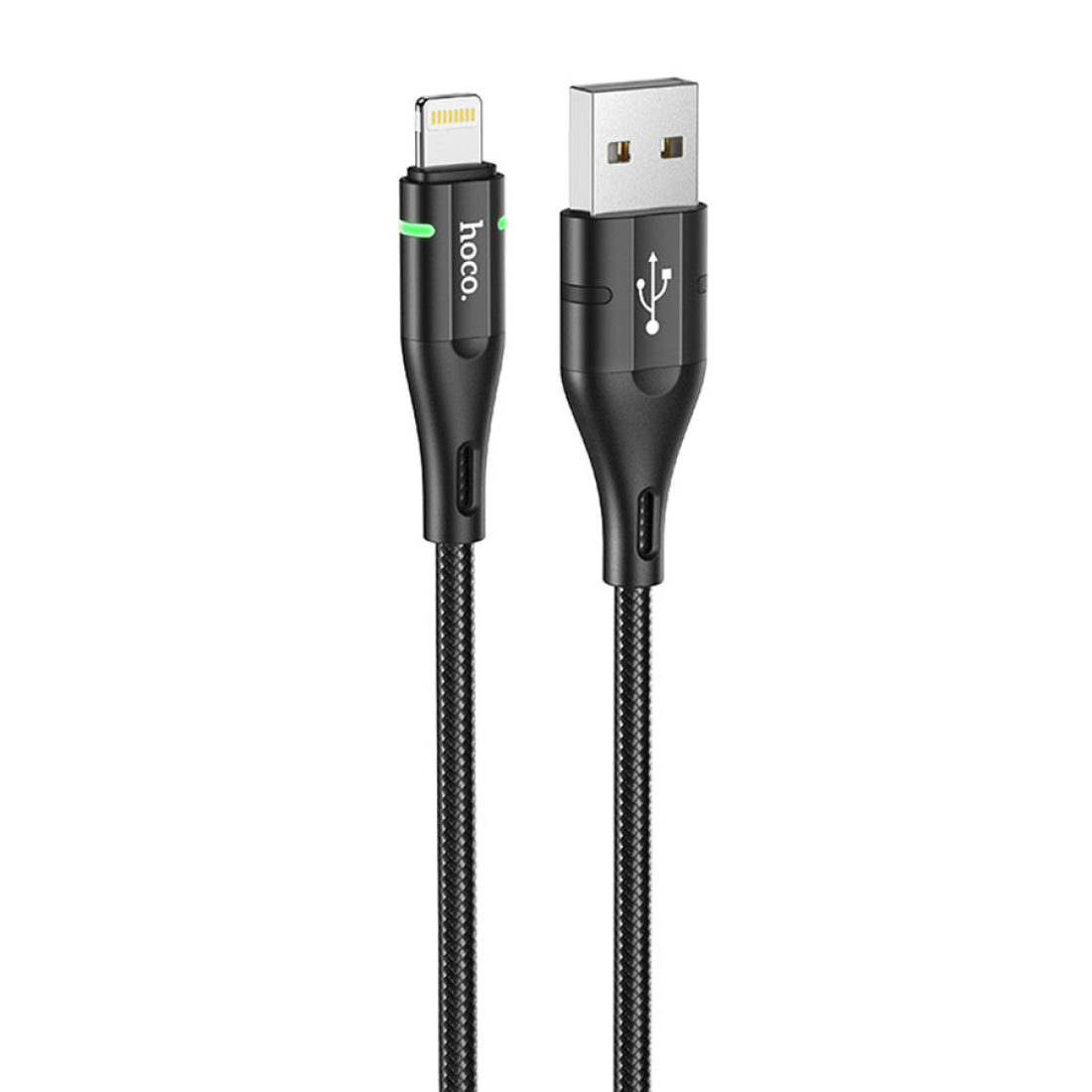 USB дата кабель Lightning, HOCO, U93, 1.2m, черный — фото 1