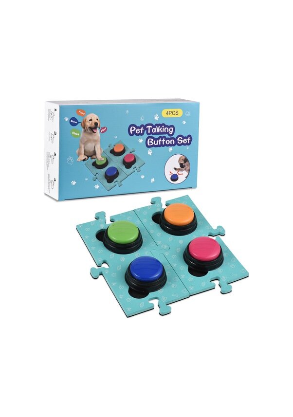 Кнопки записи голоса Decdeal, интерактивные обновлённые кнопки для собак для детей, кнопки для звукового общения, кнопки для записи разговора длительностью 30 секунд, кнопки ответа