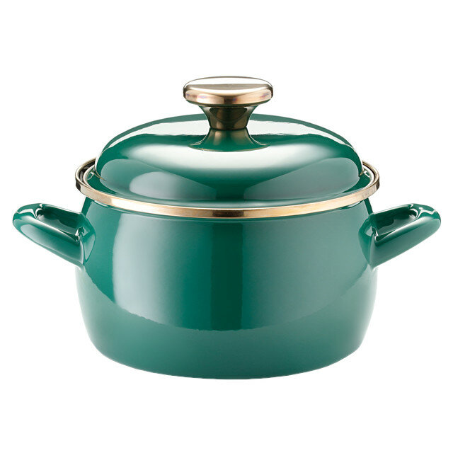 Кастрюля METROT Solo 2,4л 16см эмал. сталь с крышкой