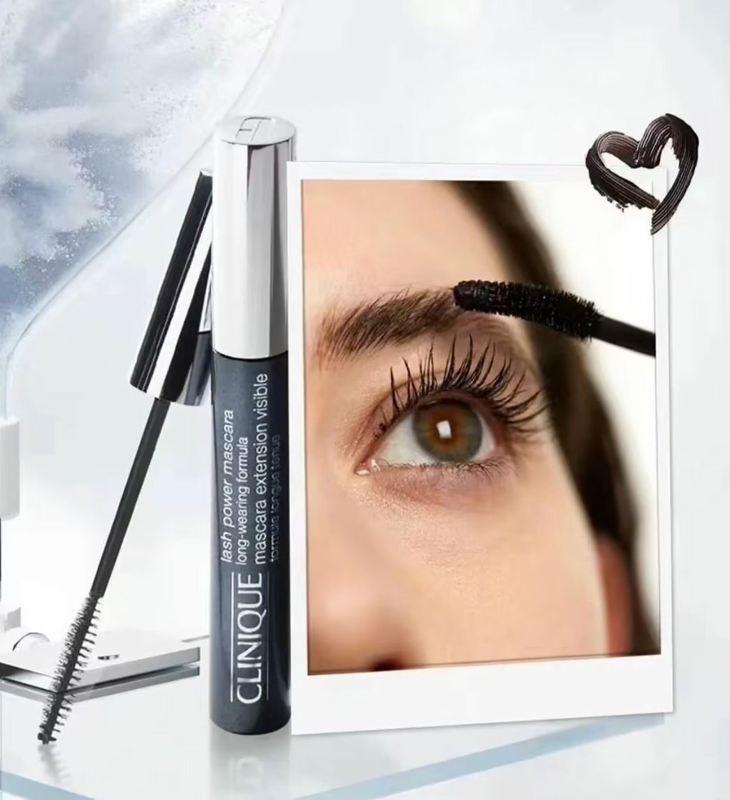 Тушь для ресниц CLINIQUE Black Onyx Lash Power, удлиняющая, гипоаллергенная, спиральная щеточка