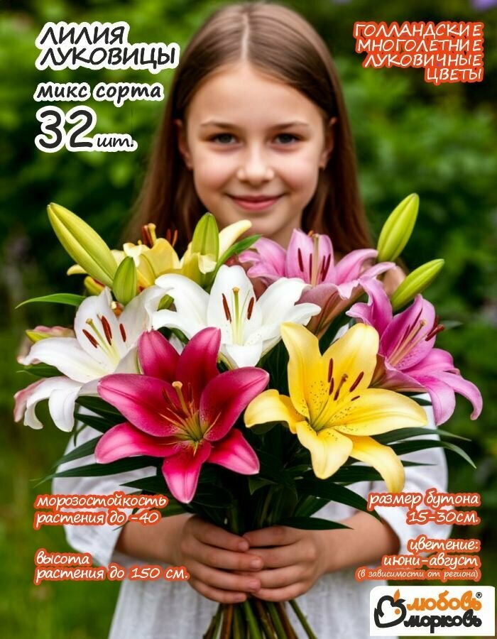 Лилия, Микс разные, 32 луковицы