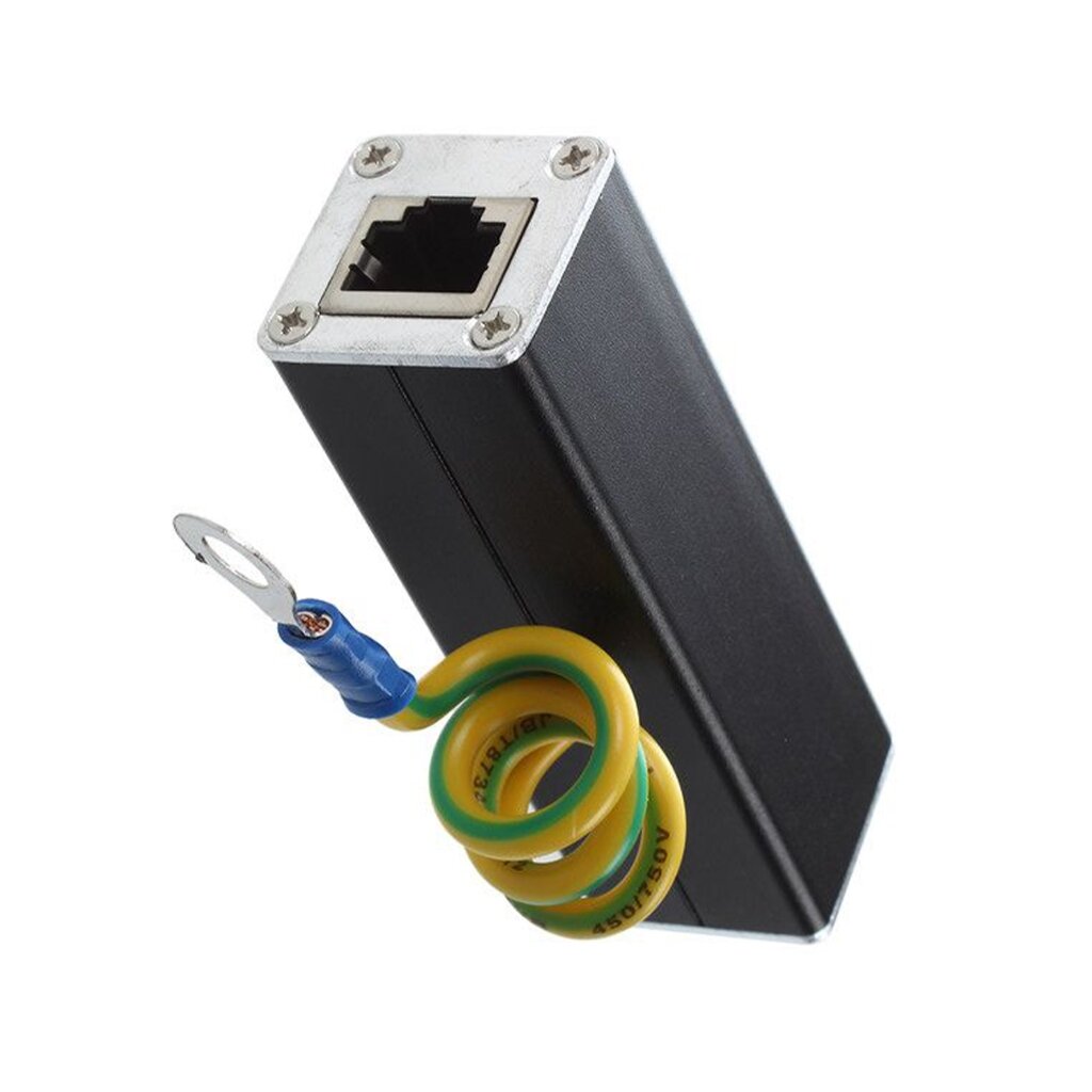 Networking Camera Arrester Ethernet Surge Protector Highly Voltages Tolerance for Community Use Accessory