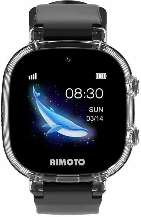 Смарт-часы Кнопка Жизни Aimoto Crystal 1.44" IPS черный