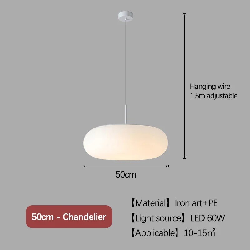 Подвесной светильник ZIMULONG кремовый, 50cm chandelier, warm light