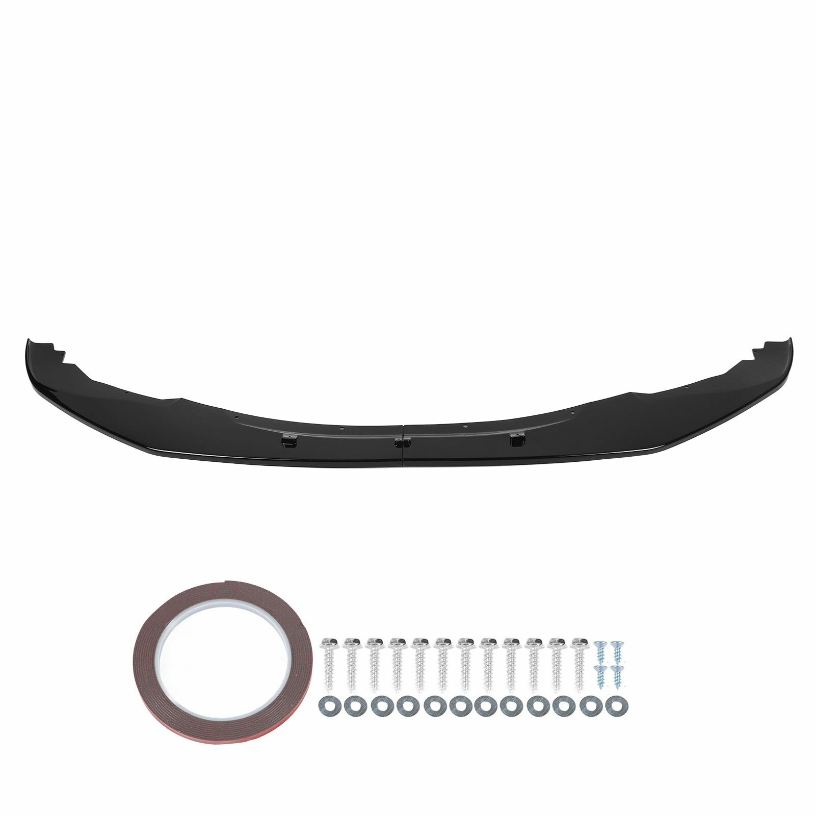 Спойлер для губ на переднем бампере 2-х секционный бампер для губ, сплиттер для подбородка, защита диффузора, подходит для 1 серии F20 F21 Pre LCI M Sport, глянцевый черный