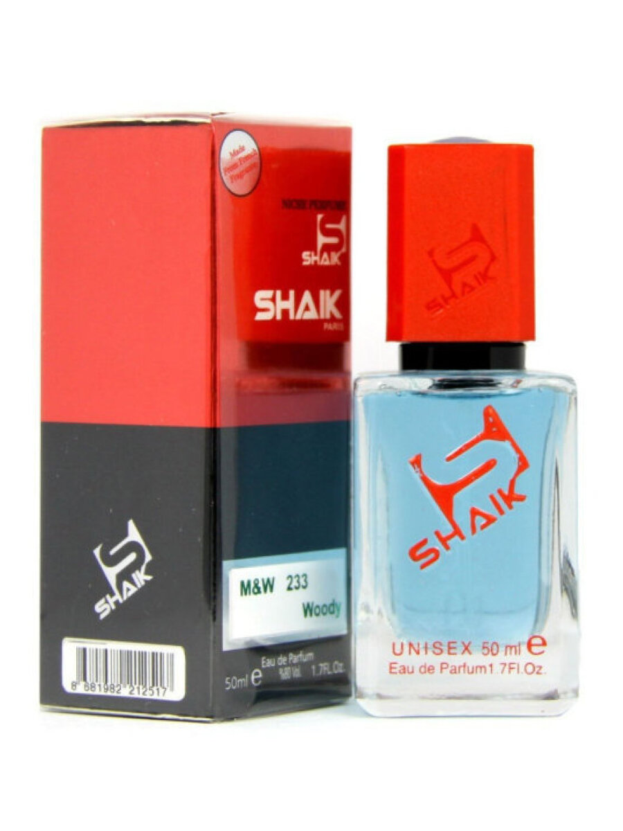 Парфюмерная вода Shaik WM233 Woody, древесный аромат, унисекс, 50мл