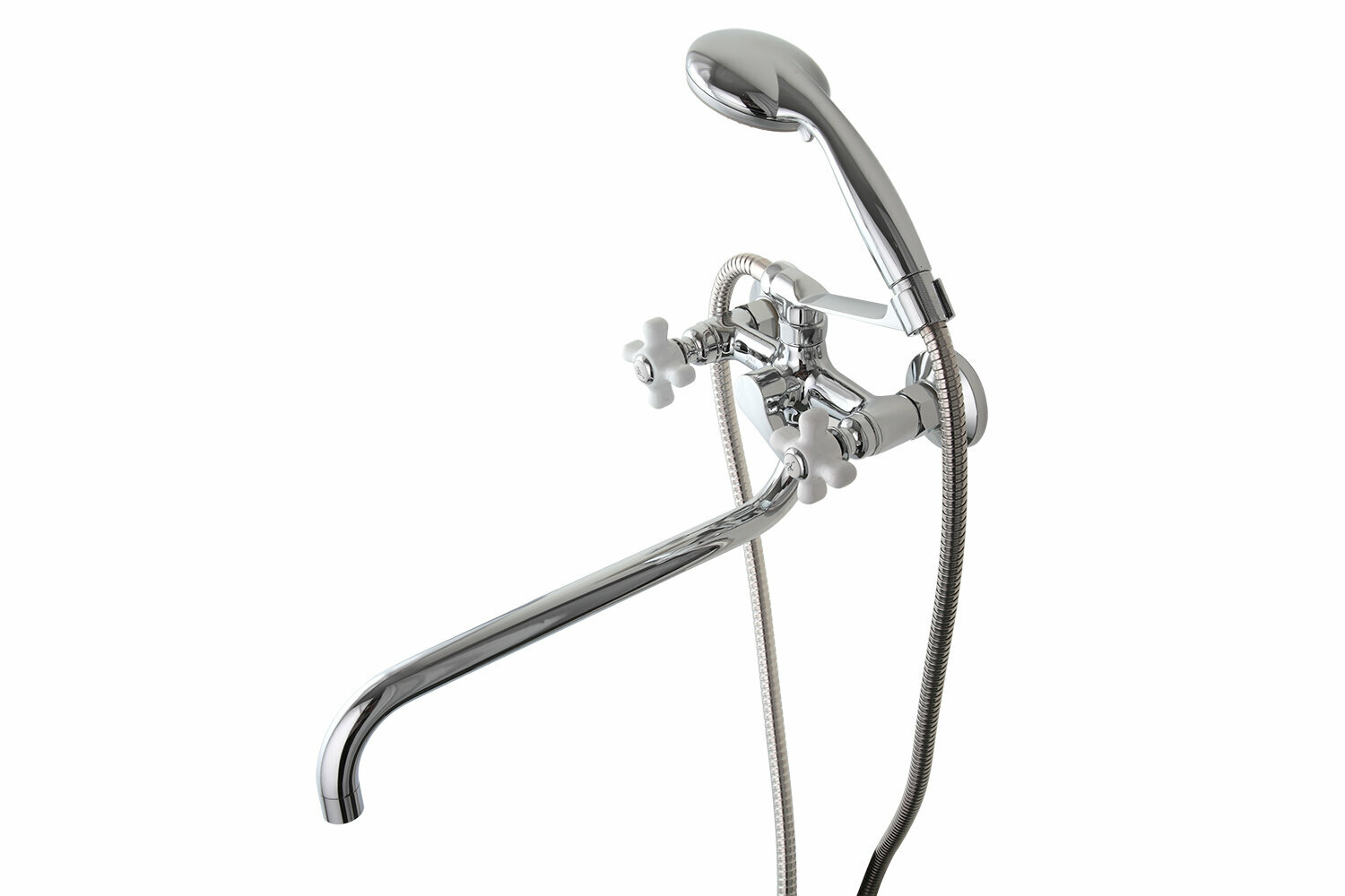 Смеситель для ванны Frap H18 F2618, латунь, хром, 2 монтажных отверстия