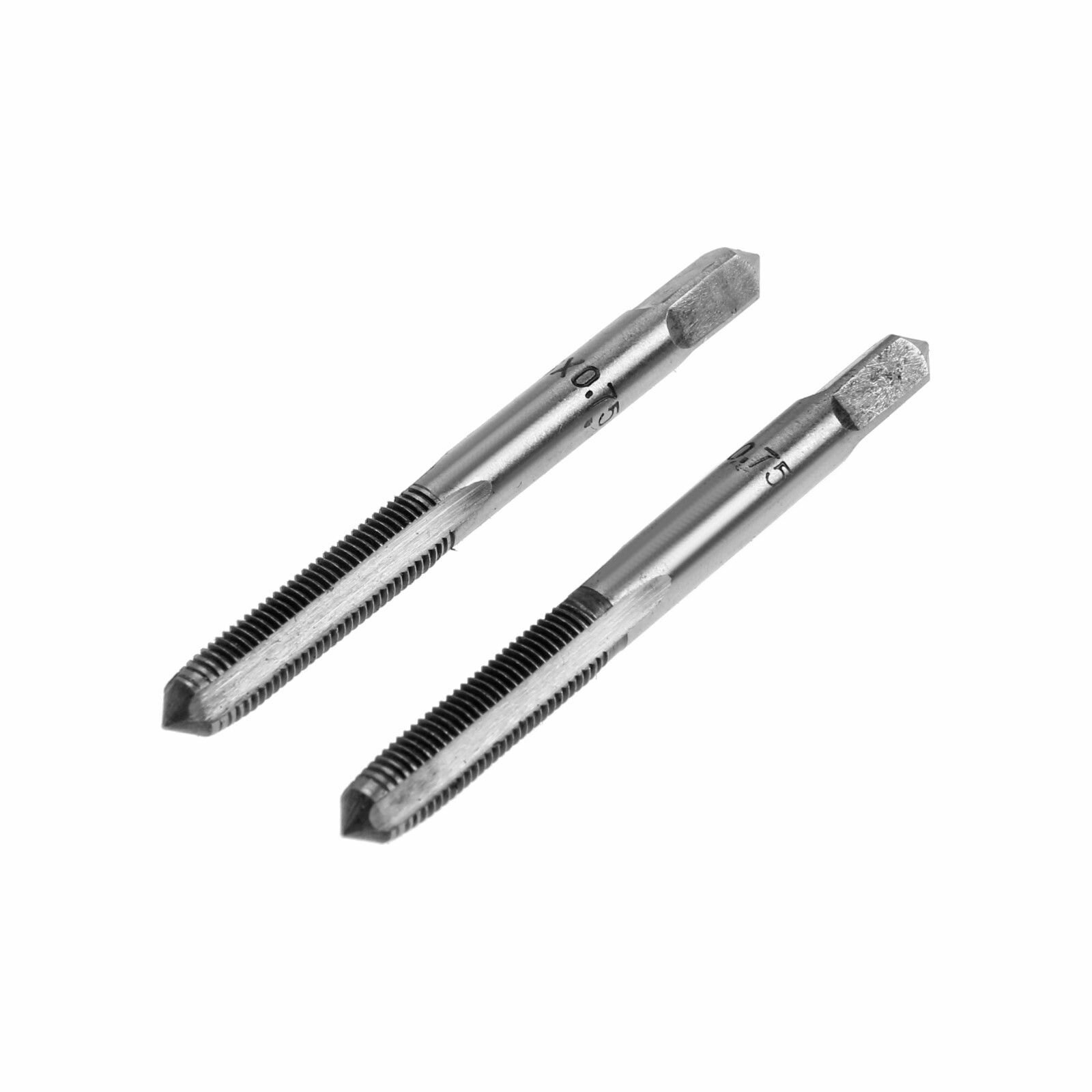 Метчики метрические ручные тундра, М6 0.75 мм, комплект из 2 шт.