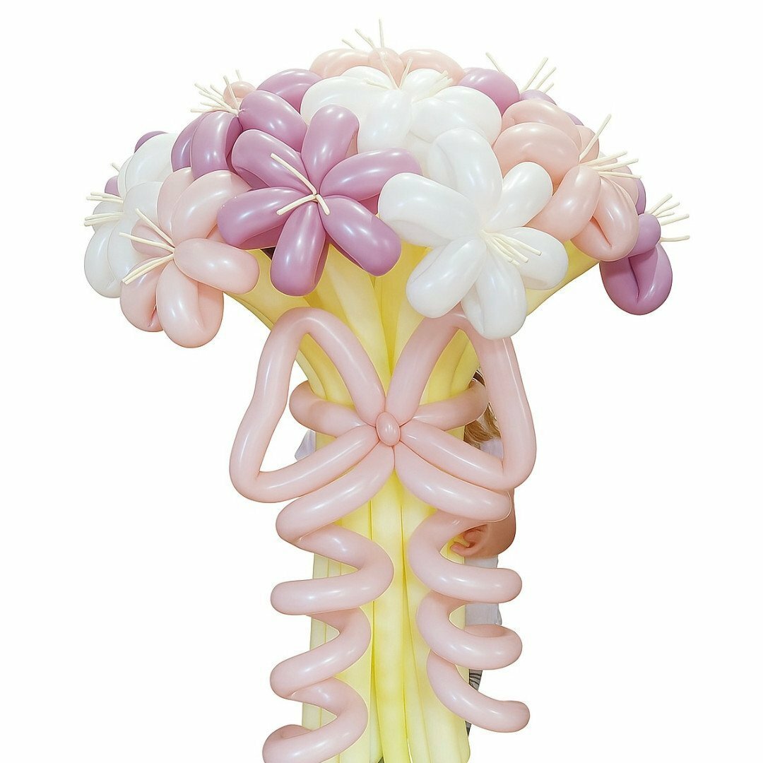 Букет цветов из шаров «Нежность»