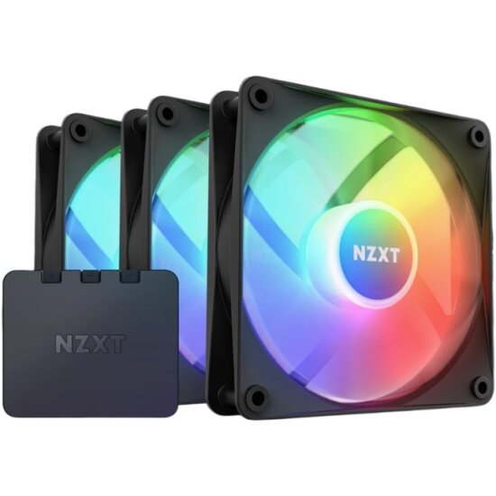 Вентиляторы для корпуса Nzxt F120 RGB Core Triple Pack Black 3шт (RF-C12TF-B1)