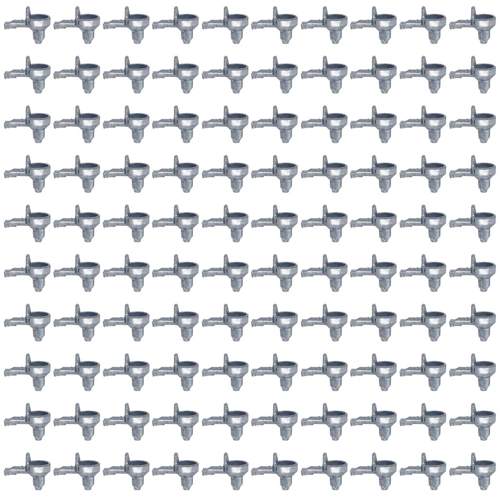 100 шт. Штыри для шкафов из цинкового сплава, опоры для кухонных полок