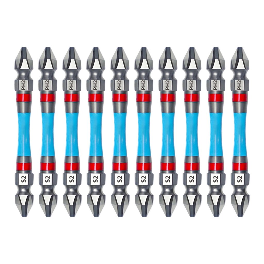 Набор магнитных бит из стали с высоким сопротивлением крутящему моменту и двухсторонним дизайном