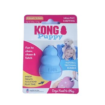 KONG Puppy Мягкая Игрушка для Щенков, Синяя XS (до 2 кг)