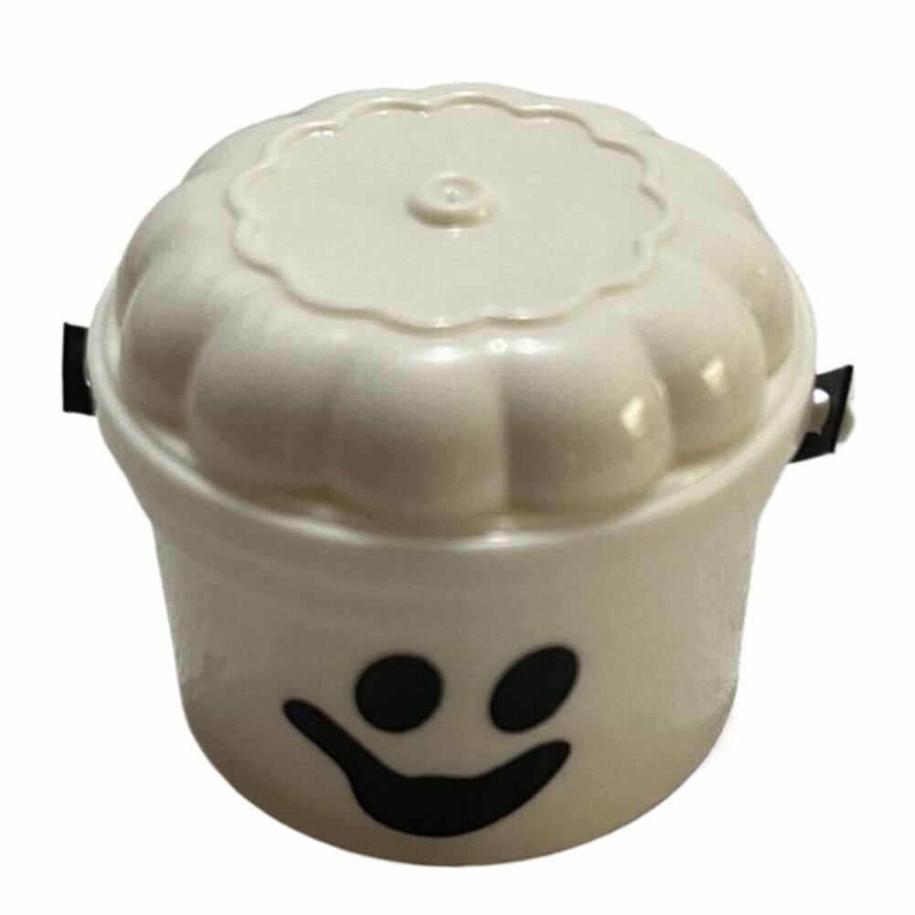 Съемное винтажное ведро-тыква на Хэллоуин с подсветкой (светящееся, для конфет, декор)