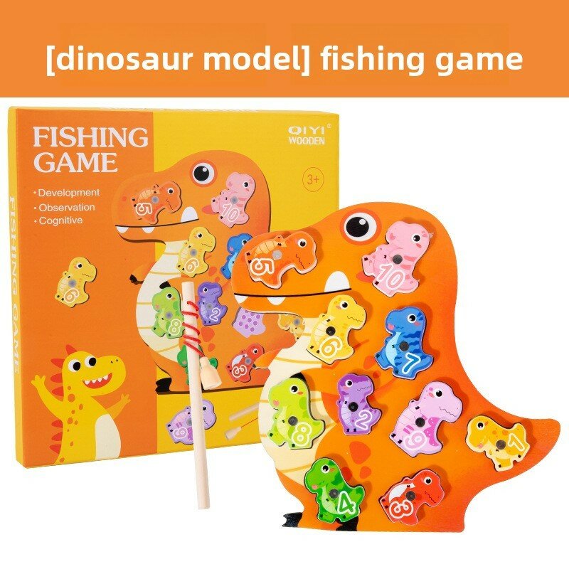 Игра на тему обучения черепаха с головоломкой лягушка бабочка динозавр для детей животных рыбалка игрушка динозавр