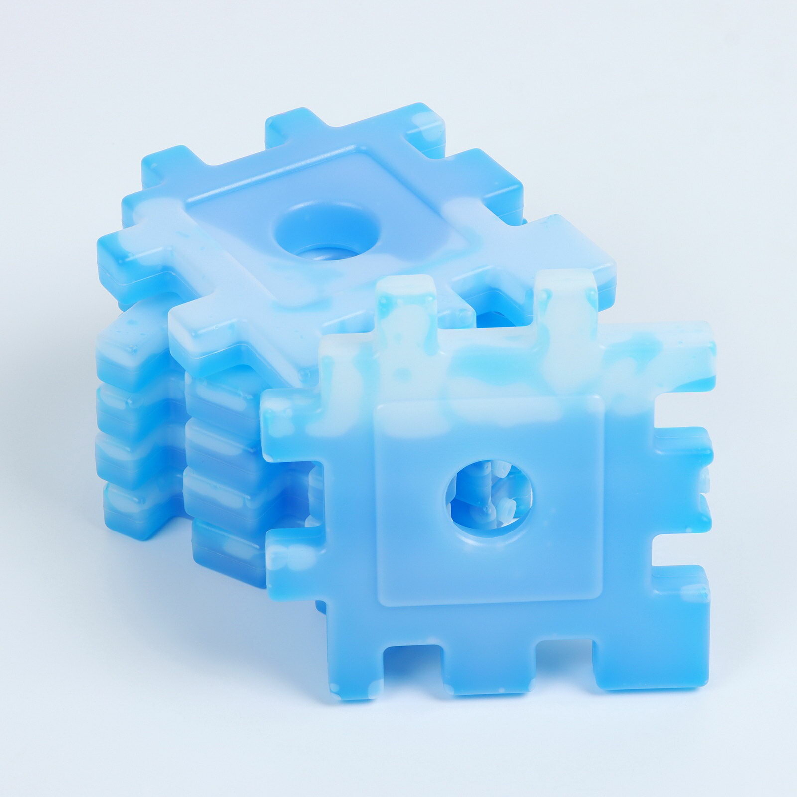 Аккумулятор холода гелевый, набор 6 шт, 180 мл, 13.5x13.5x2 см