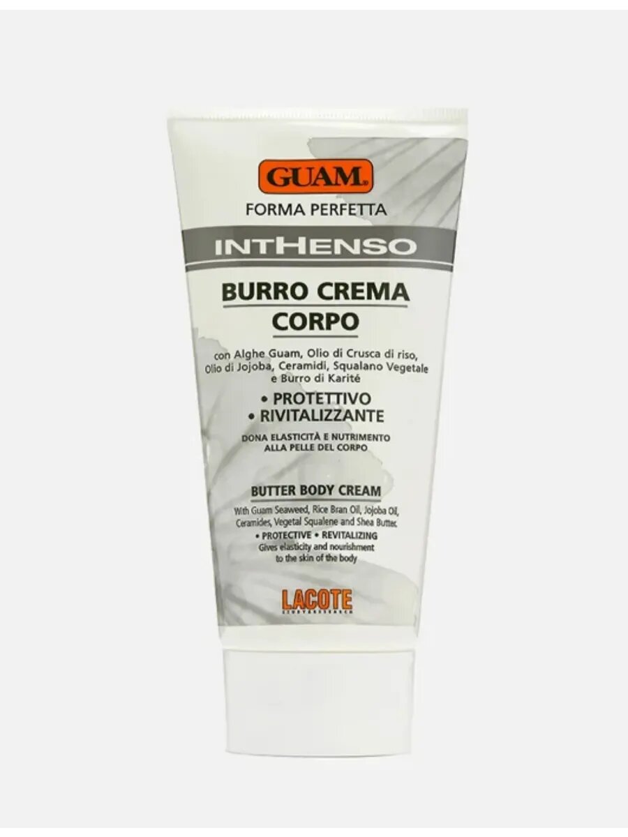 Питательный крем для тела с маслом карите GUAM inthenso burro crema corpo