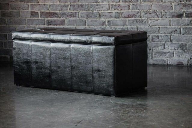 Банкетка DreamBag Лонг Экокожа Черный Размеры: Высота 460мм Глубина 460мм Ширина 1000мм