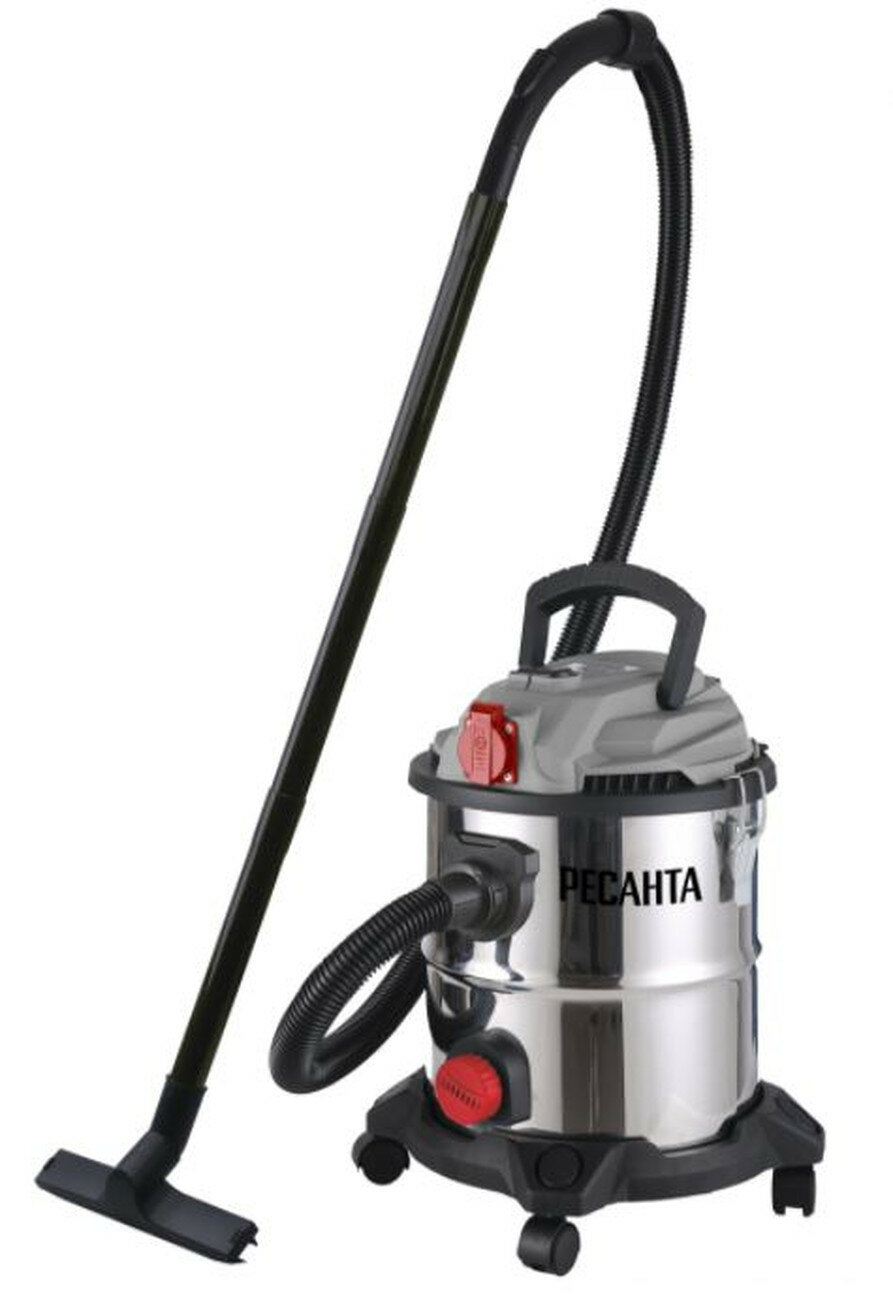 Пылесос Ресанта ПС-1500/20, для сухой и влажной уборки, мощность 1500 Вт