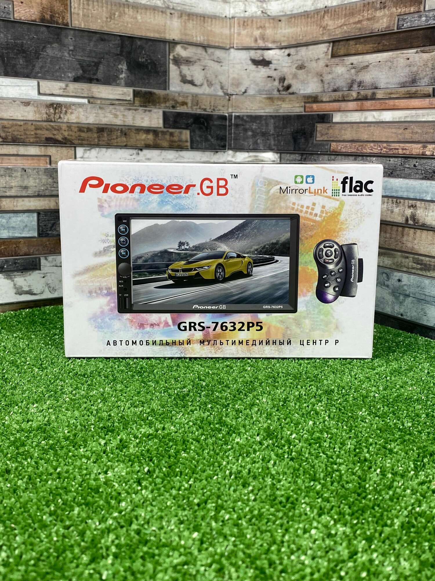 Автомобильная сенсорная магнитола 7" 2 din Pioneer.GB GRS 7632P5, поддержка камеры заднего вида