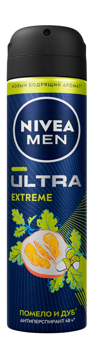 Антиперспирант спрей Nivea Men Ultra Extreme муж, 150 мл
