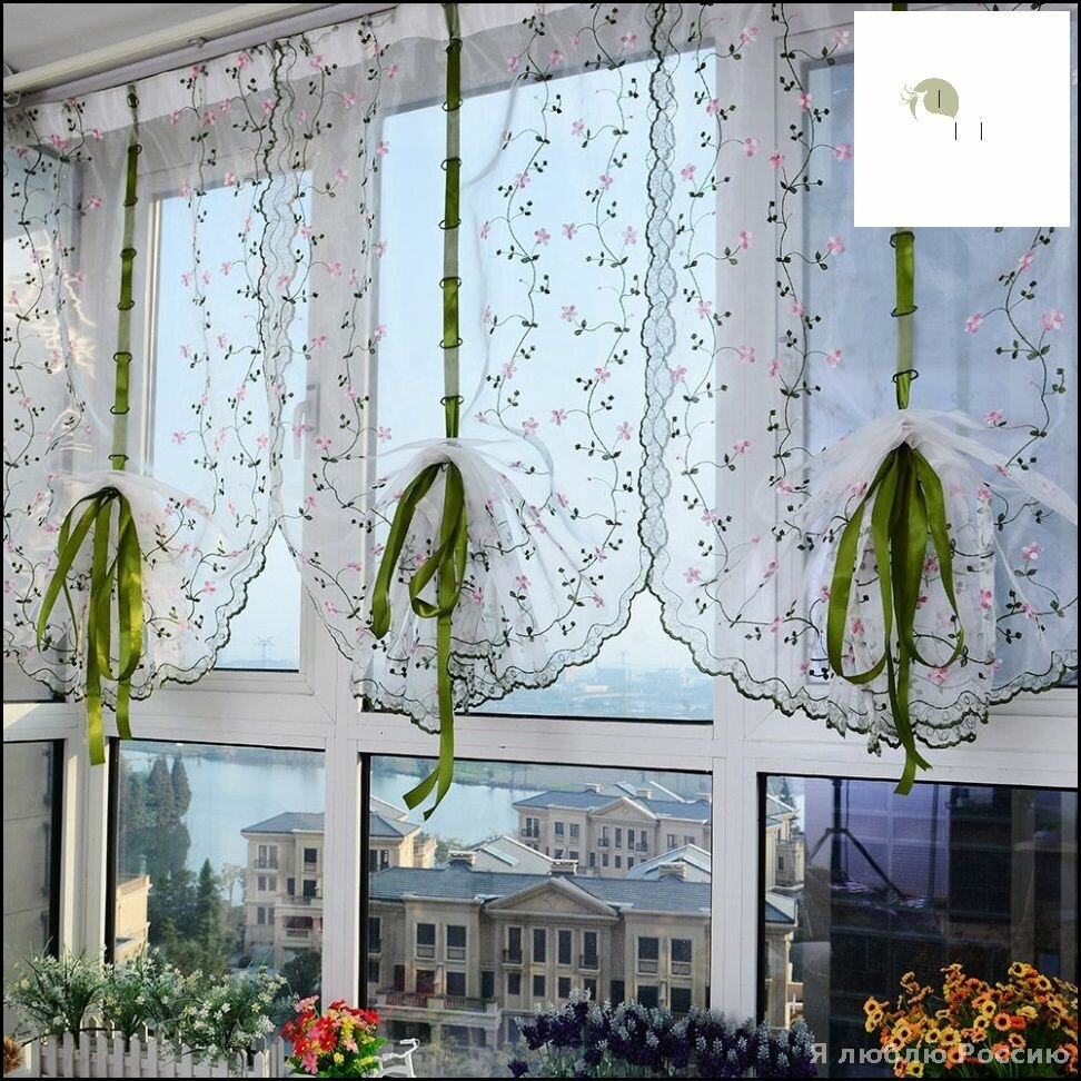 Тюлевая премиум занавесь