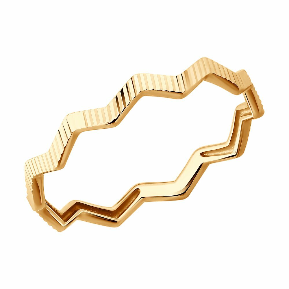 Кольцо, красное золото, 585 проба